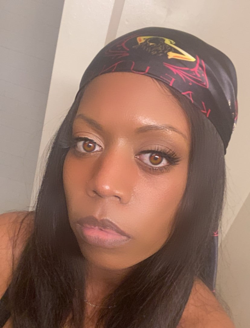 Kafune Amor Hair Logo Silk Scarf – Kafuné hair (Growing Upscale Hair LLC)